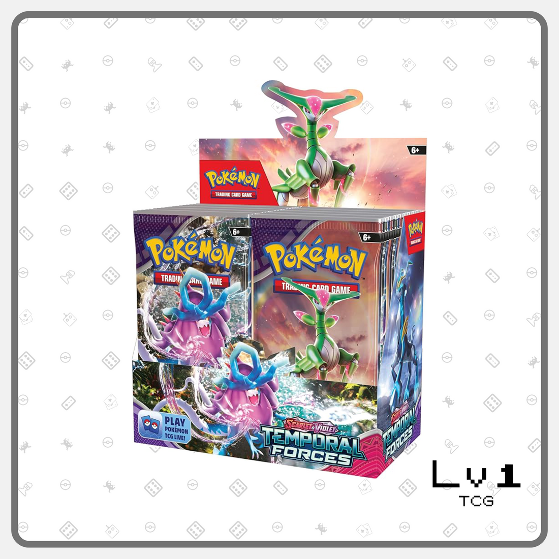 Pokemon SV5 Temporal Forces - Booster Box (36 Packs) – Level1 TCG
